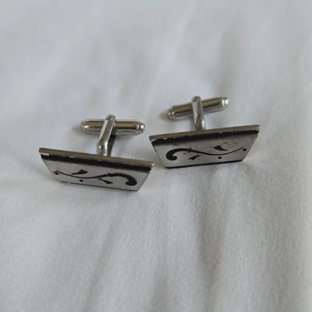 Unbranded | Accessories | Vtg Midcentury Goth Cufflinks Retro Formal ...